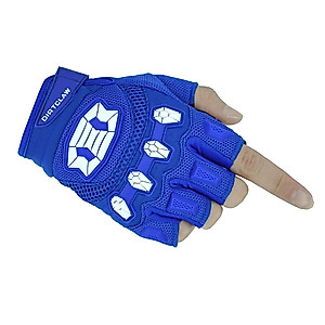 Seibertron Youth Dirtclaw Gloves - Motorcycle Motocross Sports Gloves for Ultimate Grip and Protection Blue S