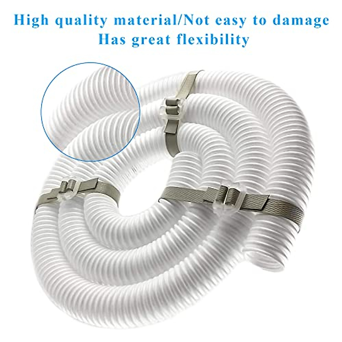 Ximoon Replacement for Po'laris Pool Cleaner Parts 9-100-3102 6-Ft Cuffless Feed Hose Fit Po'laris Pool Cleaner 360 1-1/2" Diameter
