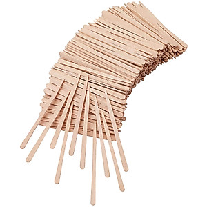 Hedume 2000 Pieces Wax Sticks, Wood Spatulas Applicator Craft Sticks, Small Wax Spatulas Hair Removal Eyebrow and Body