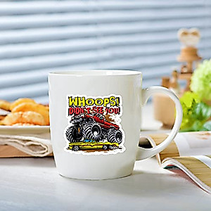 DULEFUN 50PCS Monster Truck Stickers, Truck Car Stickers for kids, Car Stickers Waterproof for Water Bottles Skateboard Car Bike Phone Case Laptop Suitcase, Monster Truck Gifts for Girls Boys Party Gifts, Monster Truck Party Favors