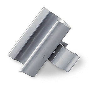 Libman Commercial 1166 Lobby Broom and Dustpan Clip, Polypropylene, 2.3" Long, Gray (Pack of 12)