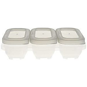 Skip Hop Baby Food Storage, Easy-Store 4oz. Containers, 3pack