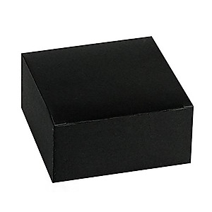 RUSPEPA Recycled Cardboard Gift Boxes - 5"X 5"X 3" - Small Gift Box with Lids for Craft, Cupcake and Cookies - 30 Pack - Black