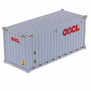 20' Dry Goods Sea Container OOCL White Transport Series 1/50 Model by Diecast Masters 91025 B