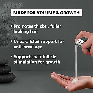 Mokita Naturals Hair Volumizing and Regrowth Shampoo for Thinning Hair, Sulfate-Free & Vegan-Friendly, 8.5 Ounces