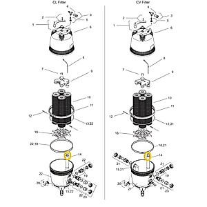 Beaver Island Parts Co. fits Jandy R0792000 Filter Outlet Tube O-Ring