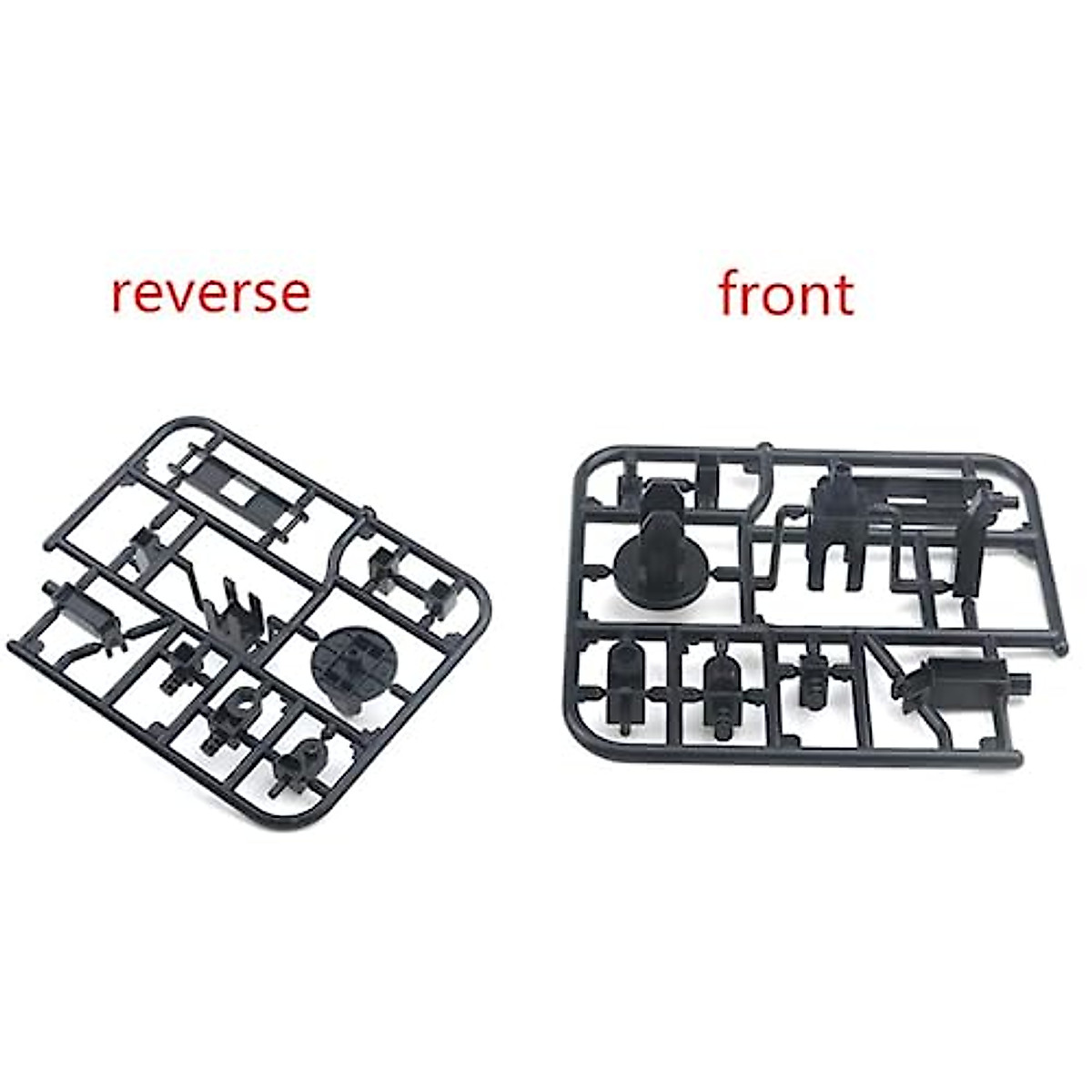 Bioristar HG RG Hobby Action Base Gundam Model Stand Hobby Display Stand Model Pieces Shelves Plastic Rack Organizer (1/144 Scale) (4 pack Black with 1 pack shelf)