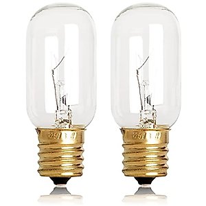 Light Bulb Fits for LG Microwave Oven - Microwave Light Bulb for LG Frigidaire Kenmore Whirlpool GE Over the Range Microwave, Dimmable with 125V 30W E17 Base, Kitchen Night Light, Repalces 6912W1Z004B