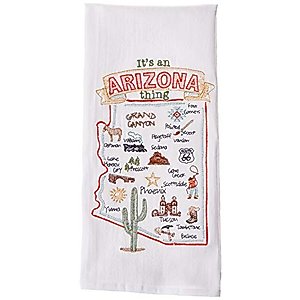 Kay Dee Designs ST Thing Arizona EMB F/S Dish Towel, 17.5 x 28, Various