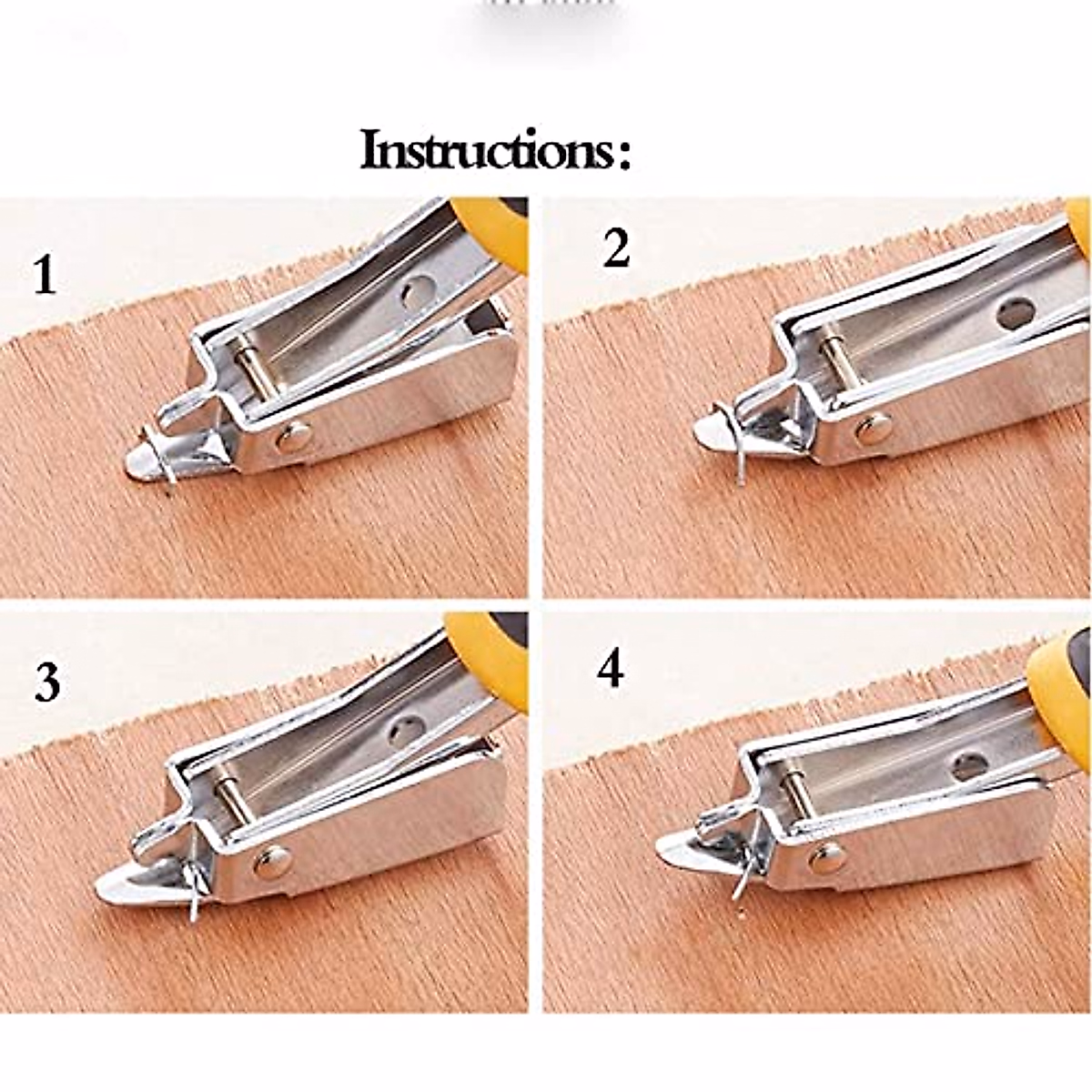 Staple Removers Heavy Duty Staple Remover, Staple Puller Tool Upholstery Construction Heavy Duty Staple Remover Tack Lifter Office Claw Tools Puller Removing