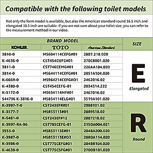 Toilet Seat with Toddler Seat Built in, Potty Training Toilet Seat, Magnetic Kids Toilet Seat, Slow Close, Thicken Plastic Easy to Clean, Removable and Never Loosen,Fits both Adults Child, White 18.5”