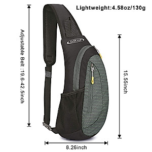 G4Free Sling Bags Chest Backpack For Man + RFID Multipurpose Left Right Sling Backpack For Cycling Hiking