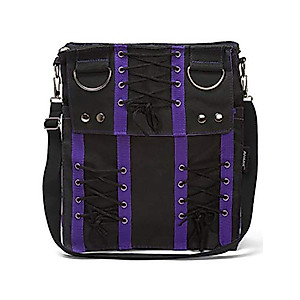 Purple Corset Bag Purse Vamp Rockabilly Punk Deathrock Anime Cosplay