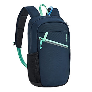 Travelon Greenlander Sustainable Anti-Theft 9L Backpack, Galaxy Blue, 9" W x 16" H x 5" D