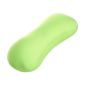 Microbead Neck Pillow Bone Shaped Neck Support Sleeping Tube Pillow Portable Neck Bolster Cushion for Home Office Travel
