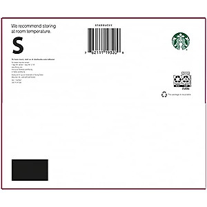 Starbucks 72 Count Sumatra Coffee, 0.41 Ounce