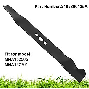 Wadoy 2105300125A Blade 1 Pack, MNA152505 MNA152701 Lawn Mower Blade Compatible with Hyper Tough 20 Inch Mower Blade