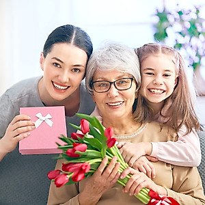 Nefelibata Grandma Gifts Spoon Rest Set of 2 Mother's Day Gifts Nana Ceramic Spoon Holder for Grandmother Coffee Bar Kitchen Counter Mimi Birthday Grandparent's Day Housewarming Thanksgiving Present