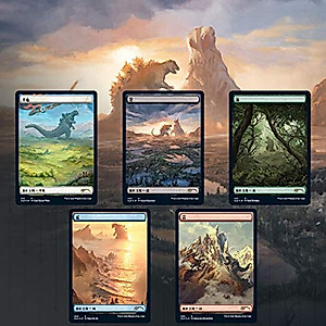 Magic: The Gathering Secret Lair: MTG Ikoria Lair of Behemoths Godzilla Lands
