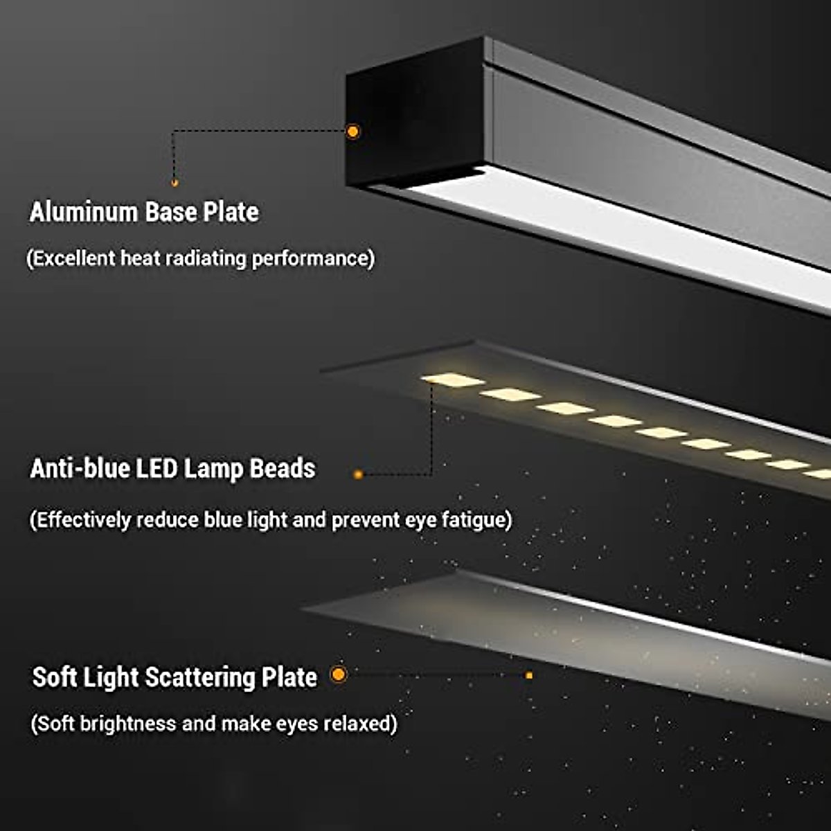 CELYST LED Desk Lamp, 10W Architect Desk Light with Flexible Gooseneck for Home Office, 3 Color Modes & 30 Brightness Levels Reading Lamp, Bright Tall Task Light for Piano, Computer, Table, Black