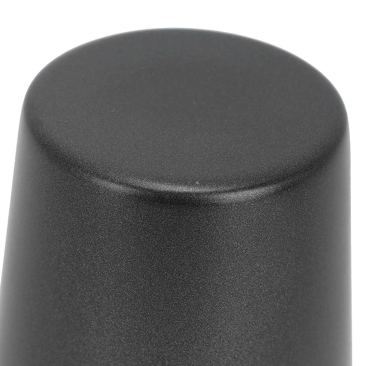 Coffee Dosing Cup, 58mm Stainless Steel Coffee Dosing Cup Coffee Sniffing Mug Powder Feeder Part for Espresso Machine Home(58mm black)