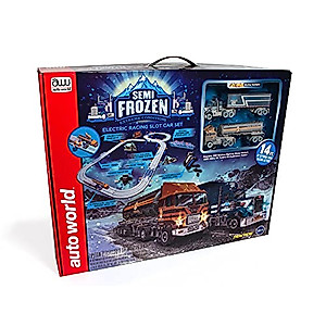 Auto World Semi-Frozen Extreme Conditions 14' Slot Race Set