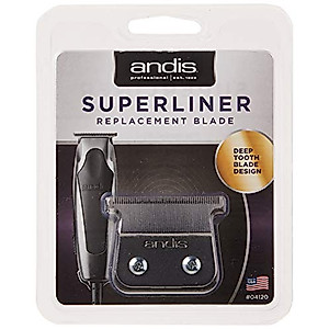 Andis 04120 Superliner Replacement Carbon Steel Trimmer T-Blade, Gray