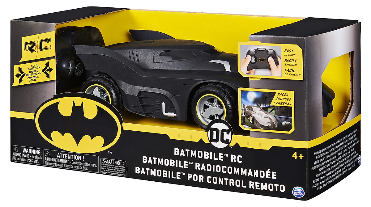 Batman Batmobile RC Vehicle - Perfect for Kids Aged 4+