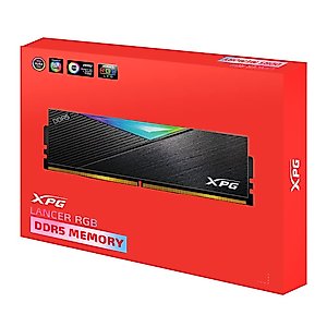 XPG 2TB GAMMIX S70 Blade PCIe Gen4 M.2 2280 Internal Gaming SSD Lancer DDR5 RGB 5200MHz 32GB (2x16GB) Desktop Memory Bundle (AGAMMIXS70B-2T-CS AX5U5200C3816G-DCLARBK)