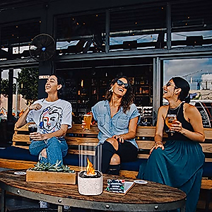 Tabletop Fire Pit, Jionme Mini Fire Pit 10.5" Portable Fireplace for Indoor Outdoor Use, Fire Pit Lightweight,Ideal for Mom,Birthday Gift Ideas for Friends