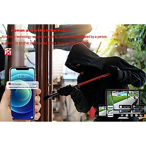 Ⲏіkvіsіon IP Camera AcuSense DS-2CD2347G2-LU 4MP PoE IP Turret Dome Camera, 247 Full Color 2.8mm Fixed Lens Outdoor Rated, IP67, H.265+ Built in Microphone, English Version Human Vehicle Detection