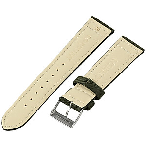 Hadley-Roma MS-850 20mm Olive Green 'Cordura Men's Genuine Watch Band