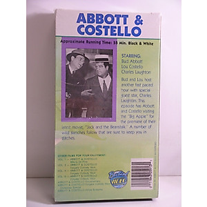 Abbott & Costello-A Set of Three New VHS Video Tapes
