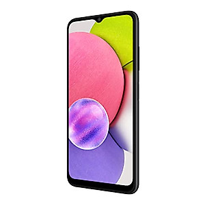 Samsung Galaxy A03s Cell Phone, AT&T GSM Unlocked Android Smartphone, 32GB, Long Lasting Battery, Expandable Storage, 3 Camera Lenses, Infinite Display - Black (Renewed)