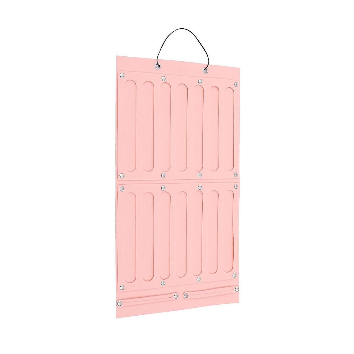 TFCFL Hair Bows Holder for Girls, Hair Clips Storage Hanger with 16 Ribbons Hair Bow Organizer Hair Accessories Wall Hanging for Girl Room, Baby Nursery Decors