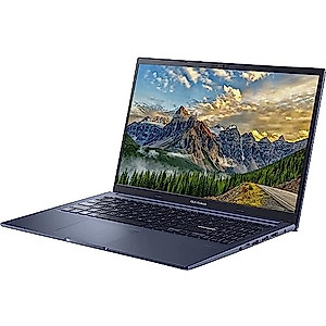 ASUS VivoBook 15.6" FHD Business Laptop Newest, 6 Cores AMD Ryzen 5 Processor, 16GB RAM 1TB SSD, Backlit Keyboard, 180° Lay-Flat Hinge, Windows11, Blue +CUE Accessories