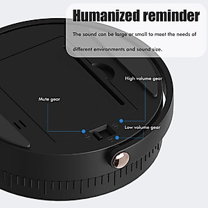 Digital Kitchen Timer - Magnetic with Large LED Display, Volume Adjustable Countdown/up Clock, Twist One Button Operation for Teacher Kids and Elderly,for Classroom Home Work Fitness