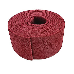 QZATTCAEN Maroon General Purpose Scuff Pads, Scuffing, Scouring Pad, Sanding, Paint Primer Prep Scratch - Surface Preparation Pad Car Auto Body Woodworking 7447-Premium, 4.7 Inches*14-3/4 Feet