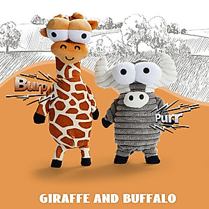 Nocciola Dog Squeaky Toys, Funny Strange Squeak Sounds, Durable Stimulate Toy for Small to Large Dogs - Pink Pig