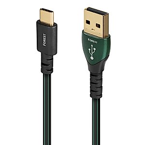 AudioQuest 0.75 m Forest USB-C > A High-Definition Audio Cable