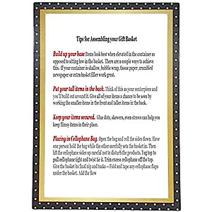 Gift Basket Making Kit and Supplies - Do It Yourself Diy Build Your Own Gift Basket Matching Supplies Market Tray Basket Cellophane Bag Shredded Crinkle Paper Ribbon Pull Bow (BLACK AND GOLD, X-LARGE)