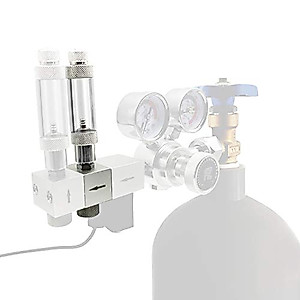 FZONE Pro Series Regulator Extra Expandable Manifold Blocks with Bubble Counter and Needle Valve