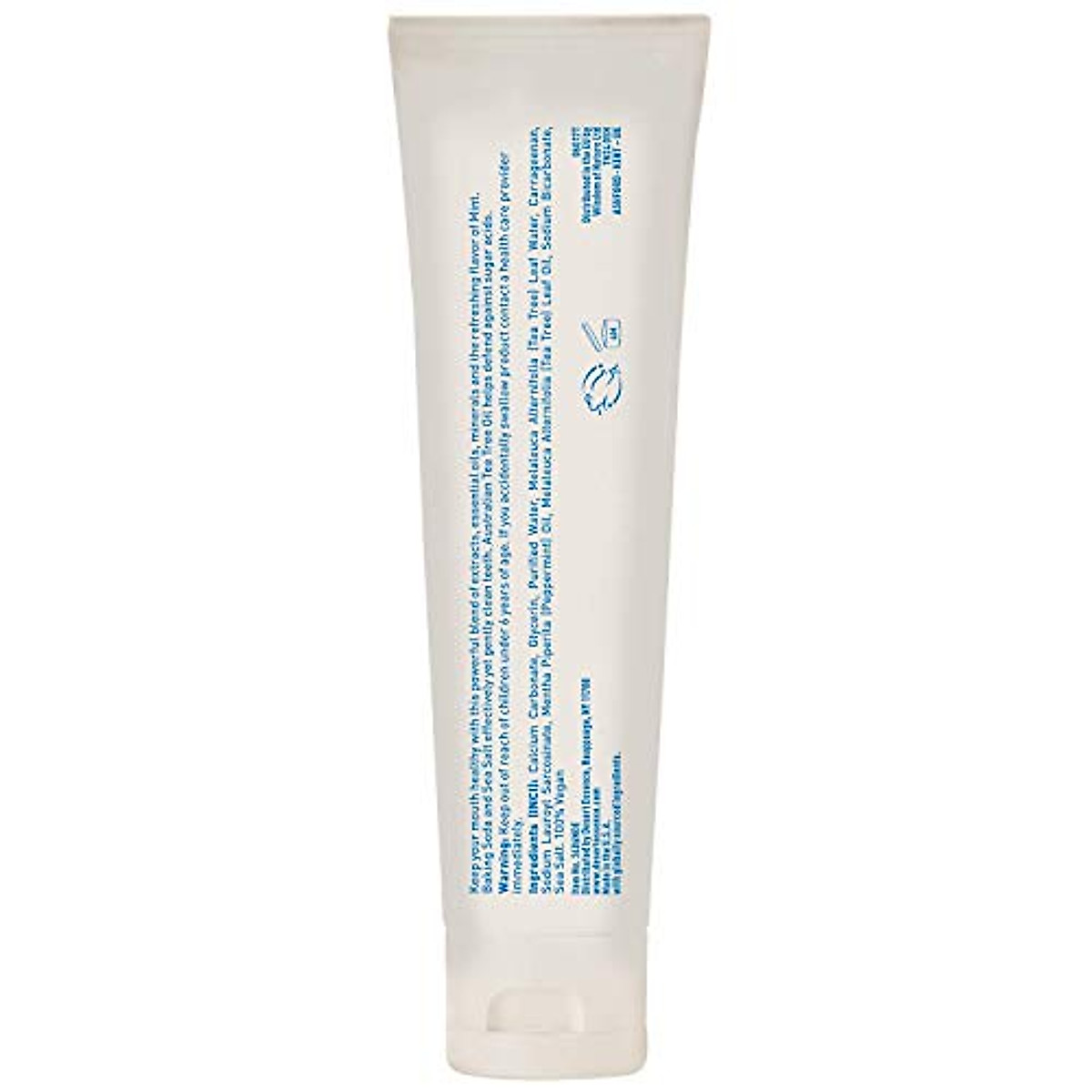 Desert Essence Tea Tree Oil Toothpaste - Mint - 6.25 Oz - Refreshing Taste - Deep Cleans Teeth & Gums - Helps Fight Plaque - Sea Salt - Pure Essential Oil - Baking Soda - Promotes Healthy Mouth