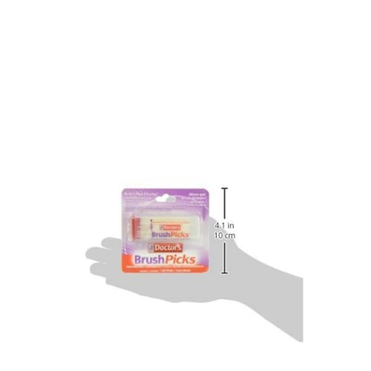 The Doctor's BrushPicks Interdental Toothpicks, 120 count. (Pack of 11)