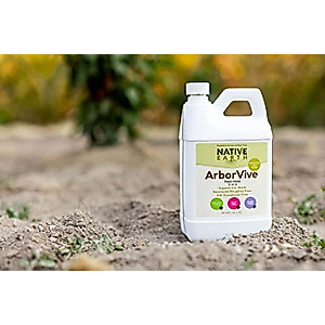 Native Earth ArborVive Fertilizer, 5-4-2, Tree Food, Shrub Fertilizer, Tree Enhancement, 64oz