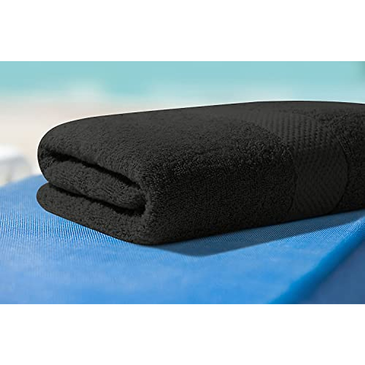 SOFTEX Linen 6-Pack Grey 24x48 Bath Towels Soft, Plush, Quick Dry, Absorbent, Premium Quality, Ultimate Comfort, Spa Experience, Home (100% Cotton)