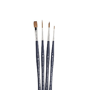 Winsor & Newton Professional Watercolour Sable Brush, Pointed Round #4