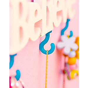 Pinhooks Wall Hooks Dream Pack - Pastel (Blue/Pink/Yellow) - 40 Small Decorative Reusable Hanging Hooks for All Your Organizing and Decorating Needs !