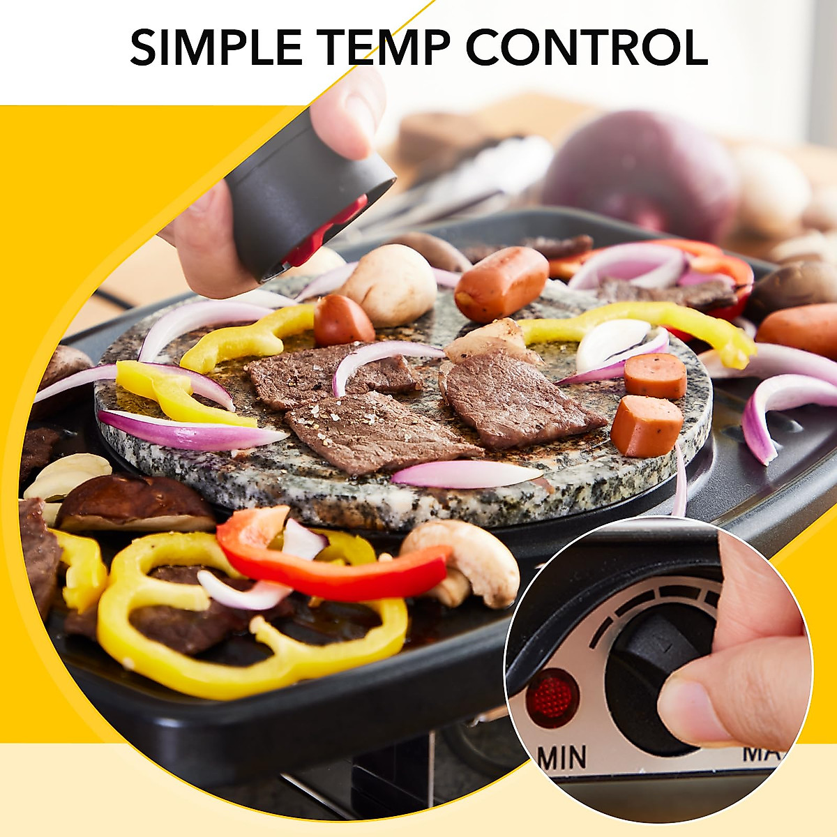 Befano 6-Cup Electric Cheese Fondue Pot, Combo with Raclette Machine for 8 People and Indoor Grill, Simple Adjustable Thermostats, Perfect for Parties and Family Fun