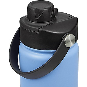 Lid for Hydroflask, Spout lid for 32 oz 40 oz Wide Mouth Hydro Flask, Cap for Water Bottle Accessories, Hydro Chug Lid Replacement for Flask Wide Mouth Water Bottle, Black